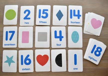 Number and Shapes Activity for Preschoolers - Gently Homegrown